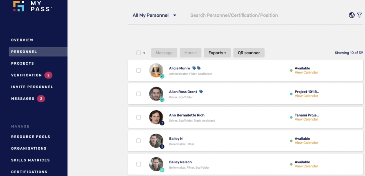 How to build a verified personnel pool without creating an ...
